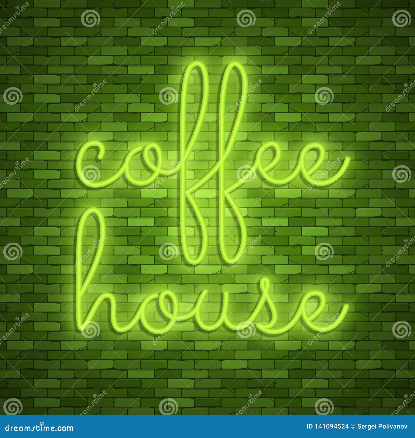 Neon Light Lettering, Stock Vector. Color Design Stock Vector ...