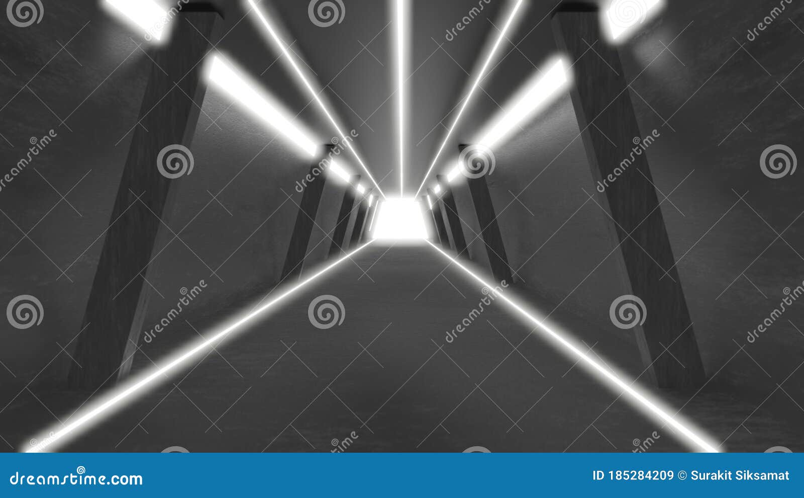 Neon Light Pathway Al Modern Illustration Design of Neon Light Pathway ...