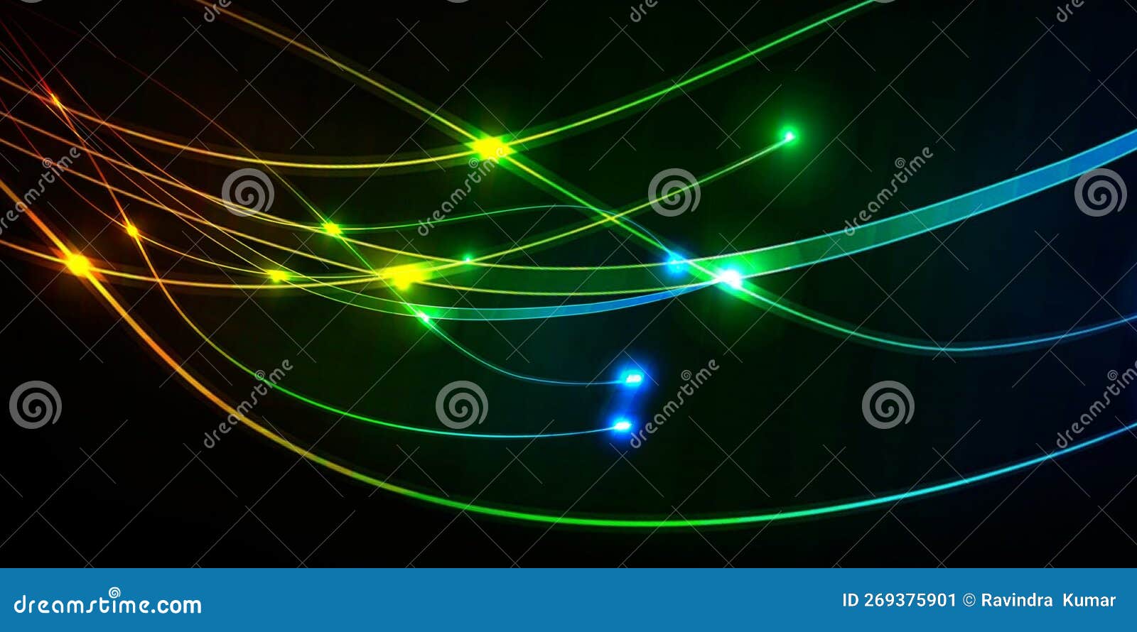 Neon Light Stock Image Black Background Stock Illustration ...