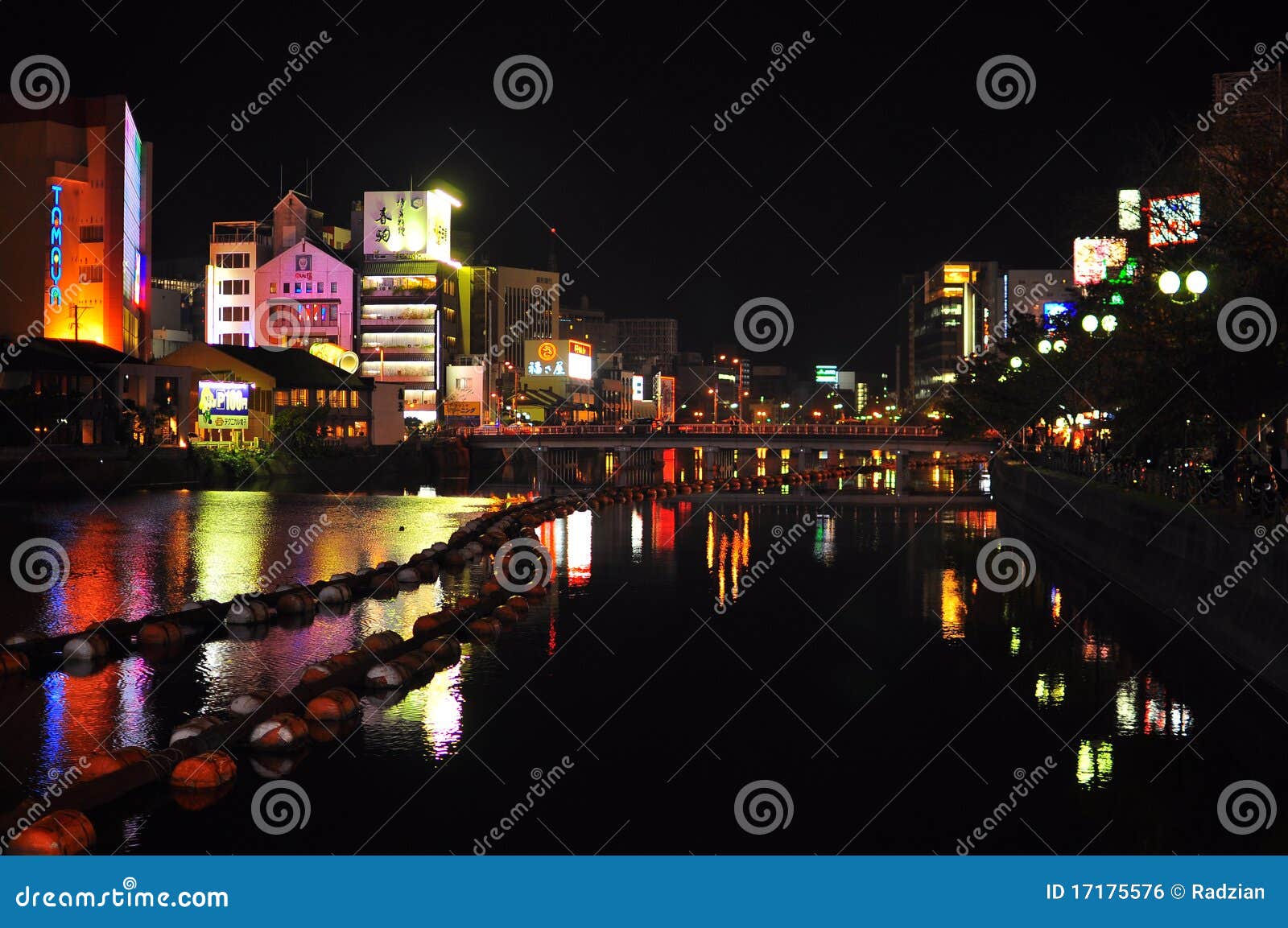 Neon light reflection editorial photo. Image of business - 17175576