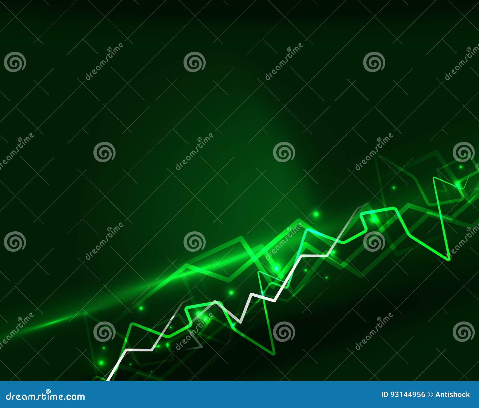 Neon Lightning Vector Background Stock Vector - Illustration of burning ...