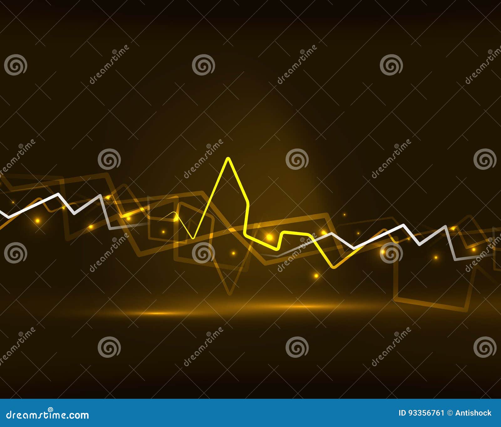 Neon Lightning Vector Background Stock Vector - Illustration of ...