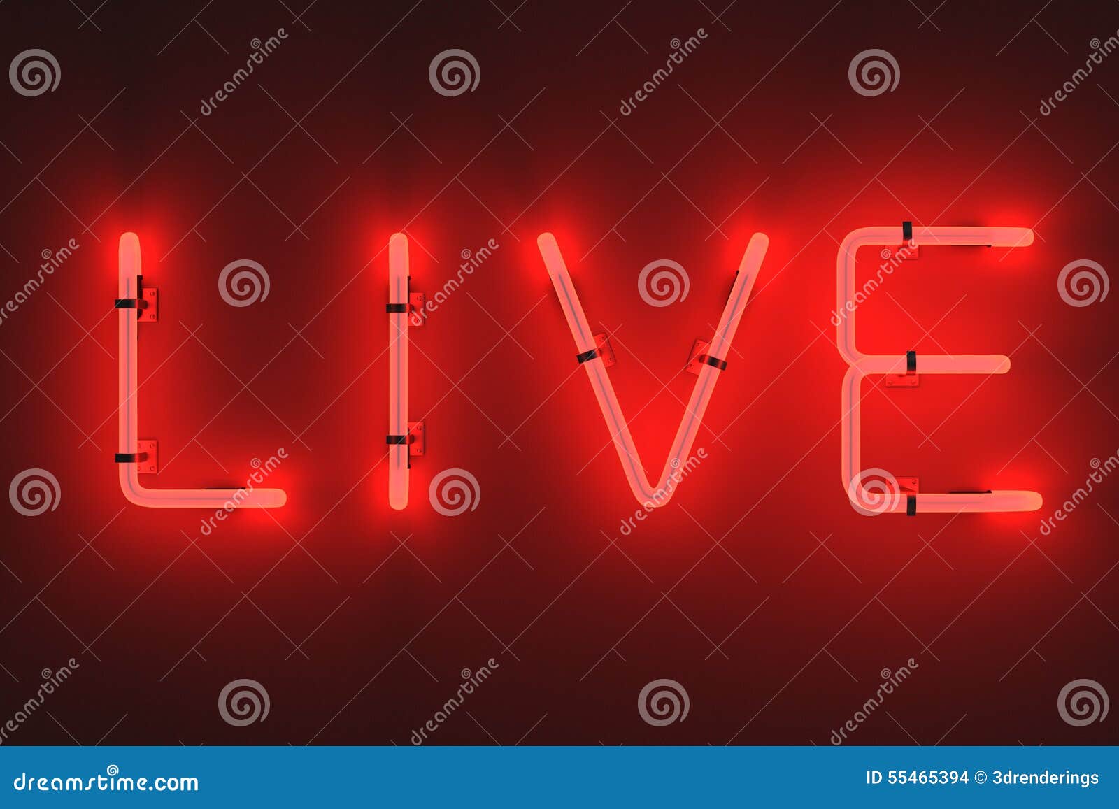 Neon lights - live stock illustration. Illustration of arrow - 55465394