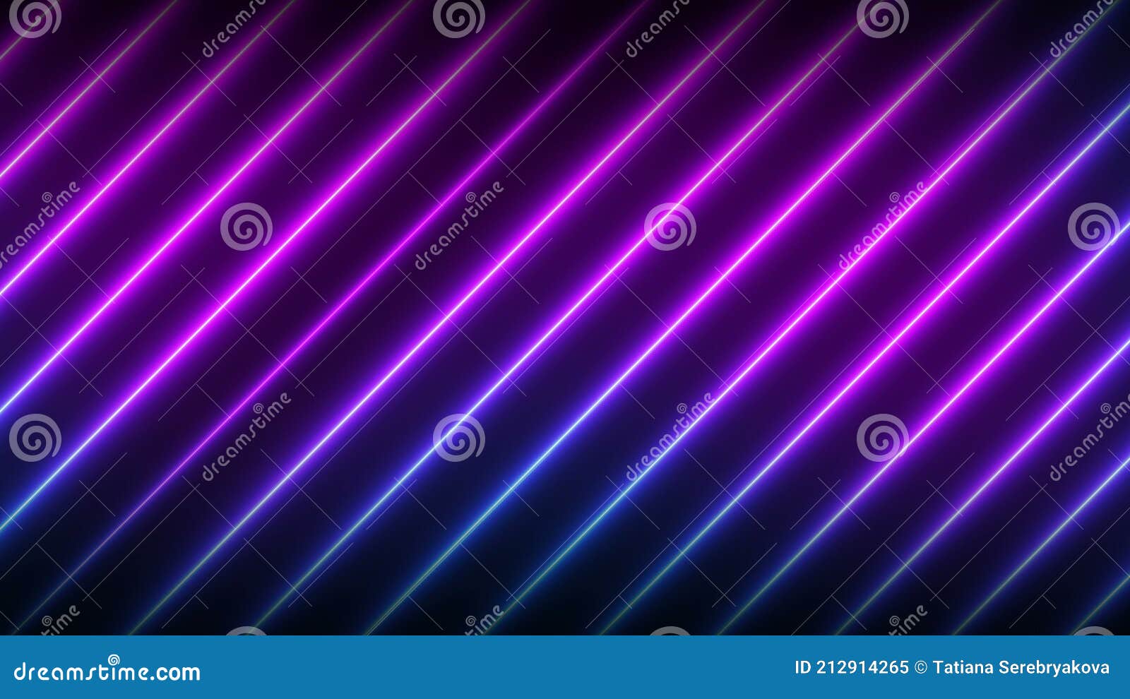 Neon Lights Shining Futuristic Trendy Seamless Loop Technology Motion ...