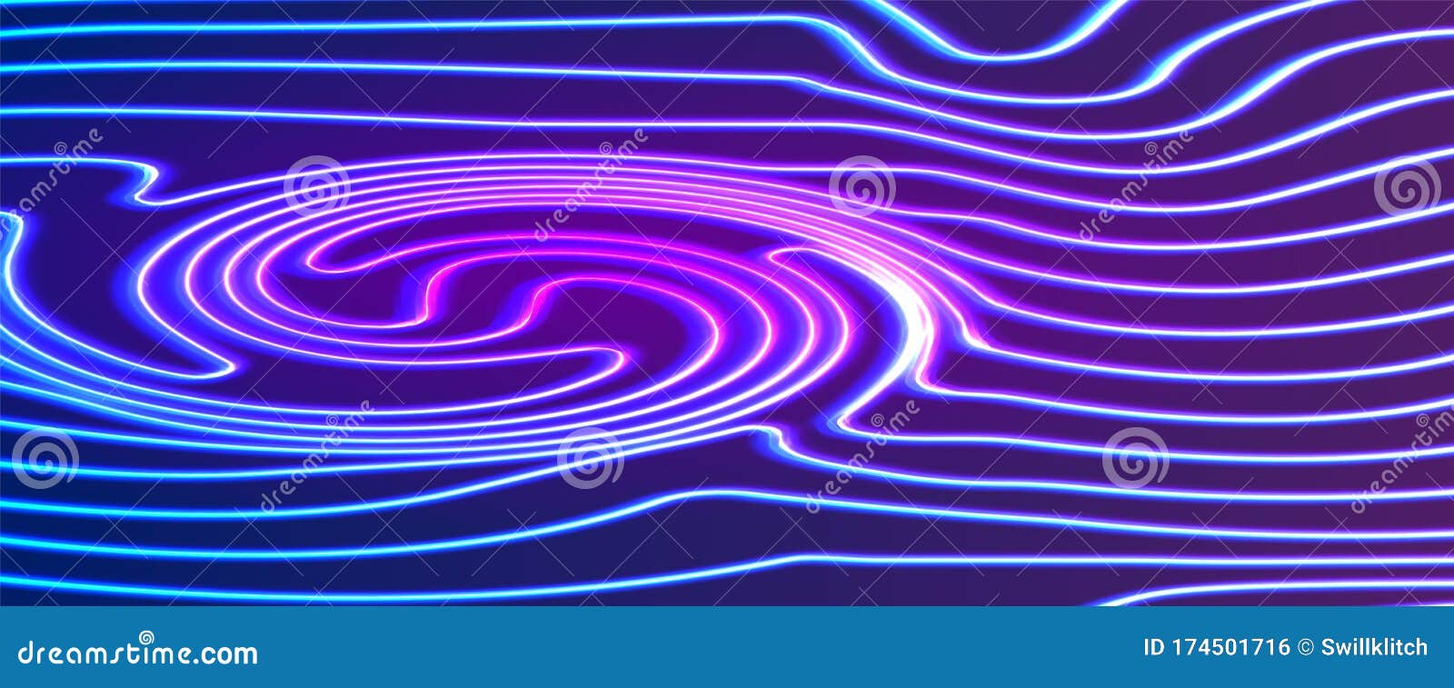 Synthwave Style Grid Style Digital Neon Text Font Stock Image ...