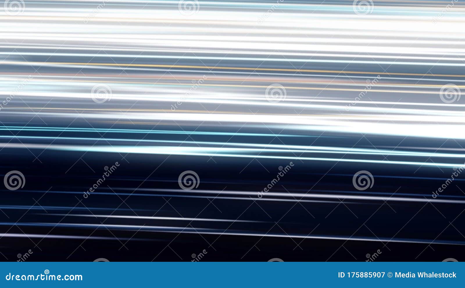 Neon Lines Move on Black Background. Animation. Horizontal Bright Lines ...