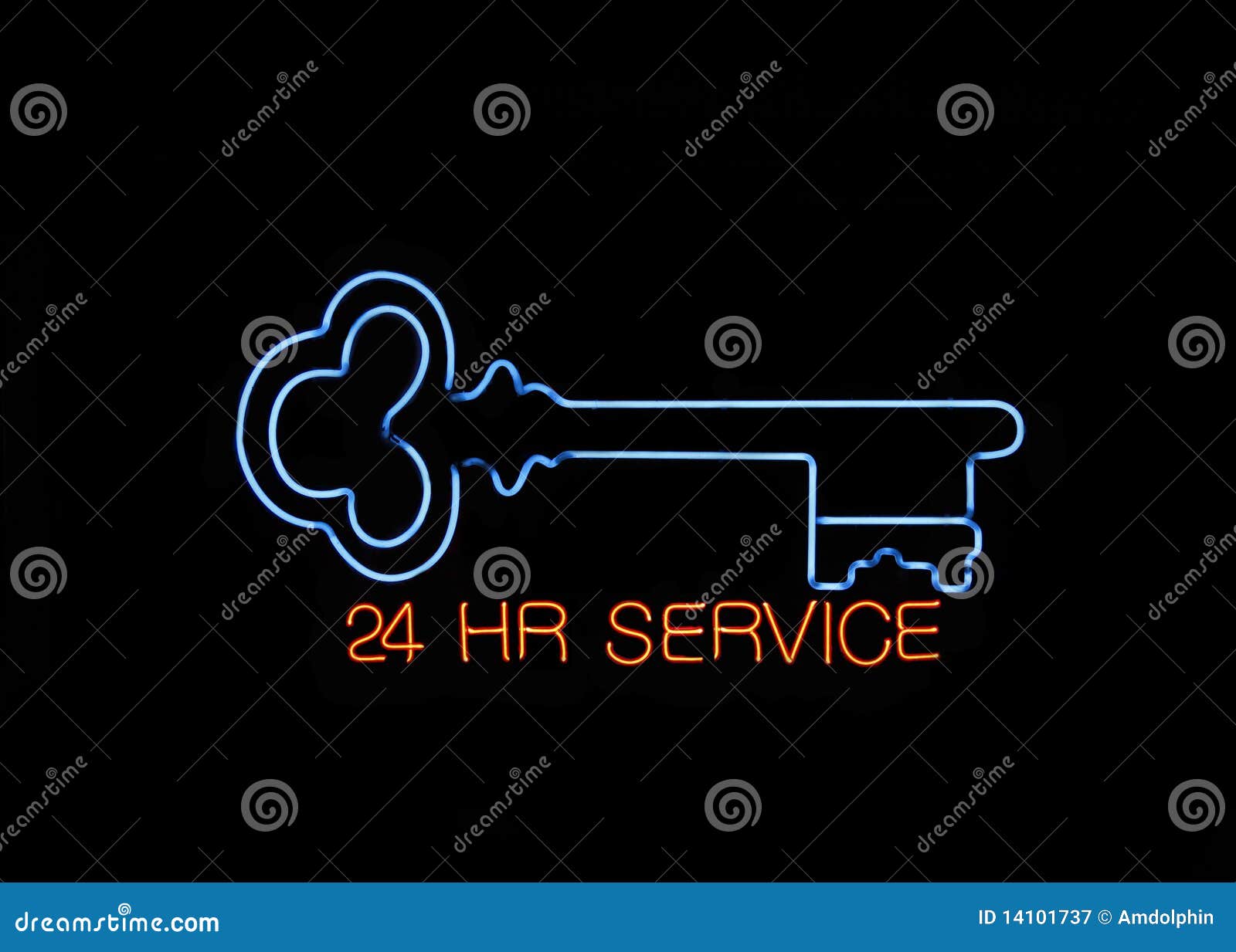 Neon Locksmith Sign stock image. Image of information - 14101737