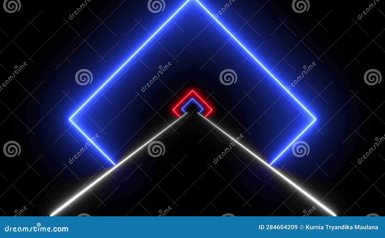 Neon Loop Animation Neon Road Animation Neon Lighted Lane Stock Video ...