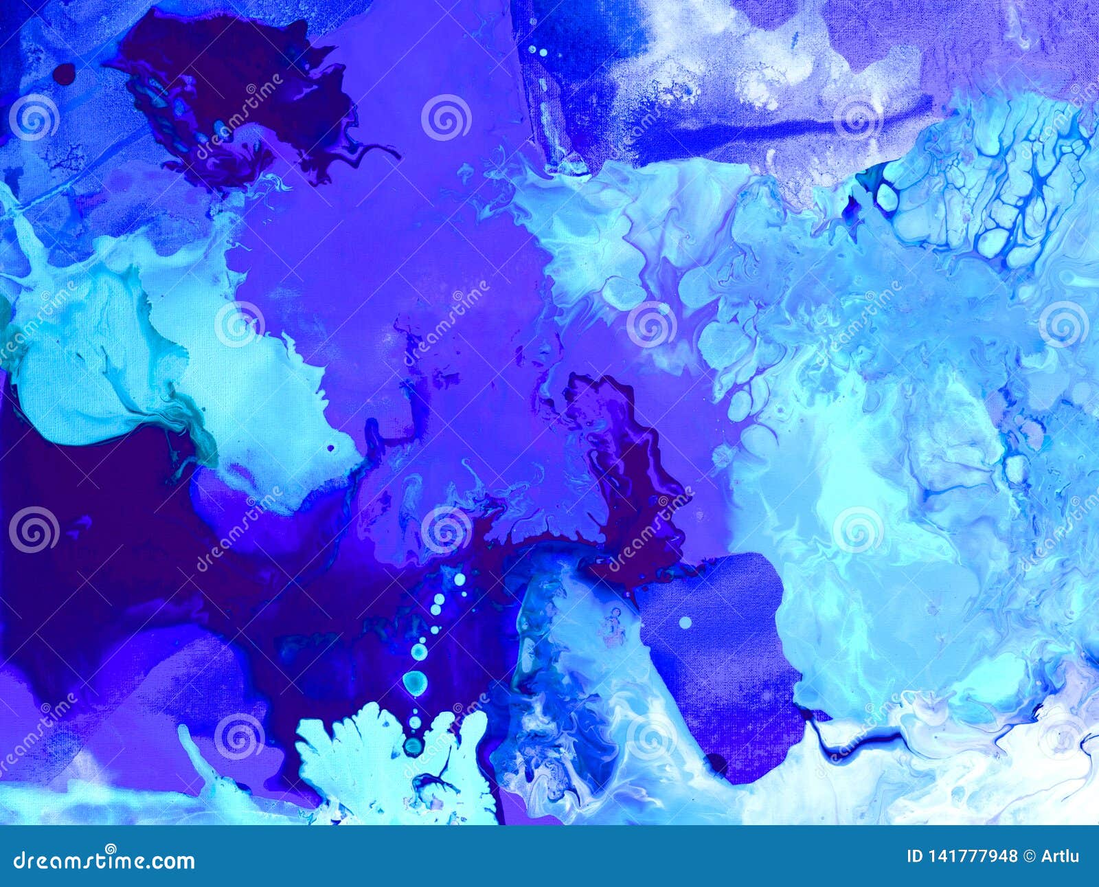 Neon Marble Texture, Abstract Hand Painted Background Stock ...