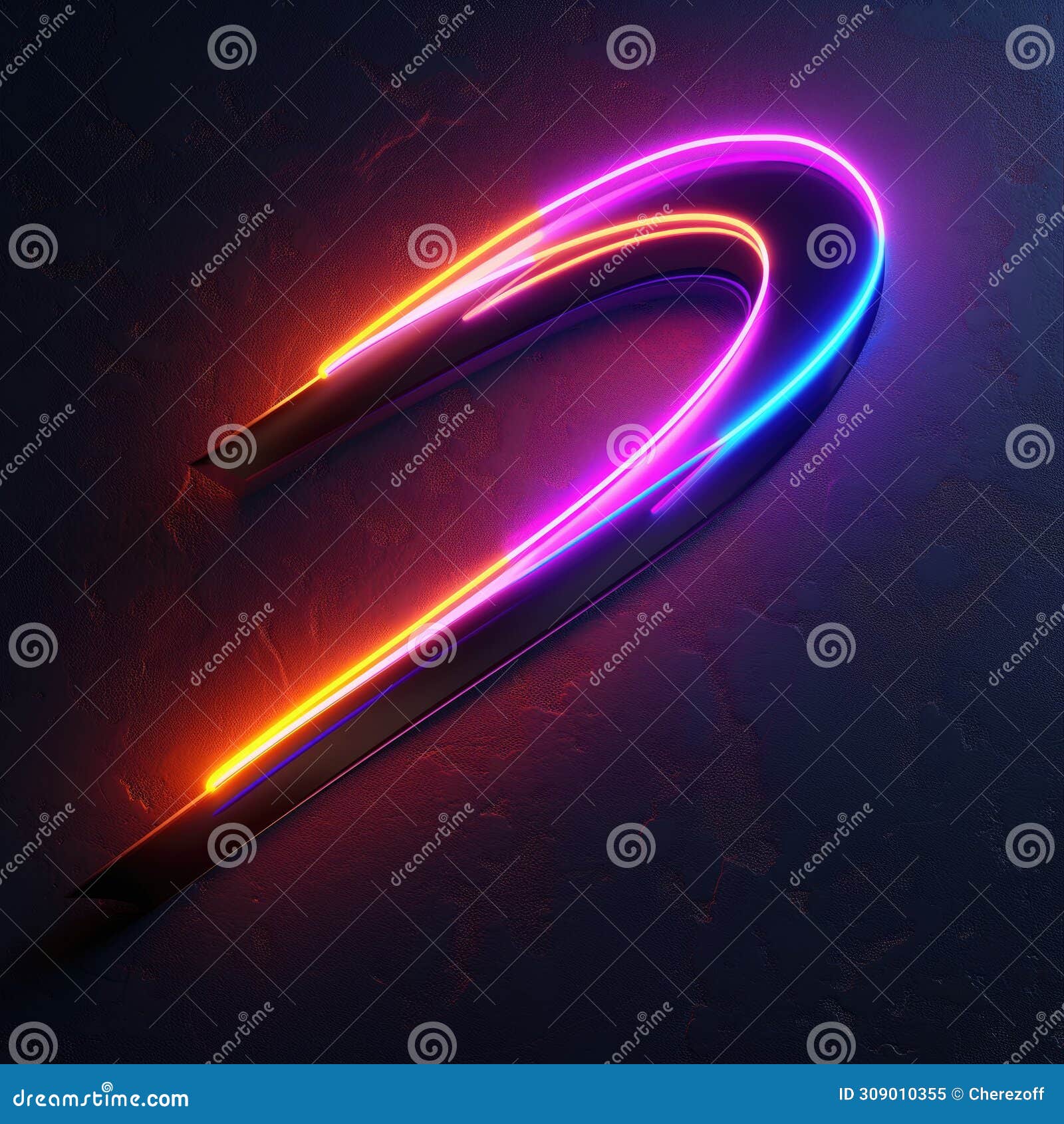 Neon Metallic logo stock image. Image of generated, board - 309010355