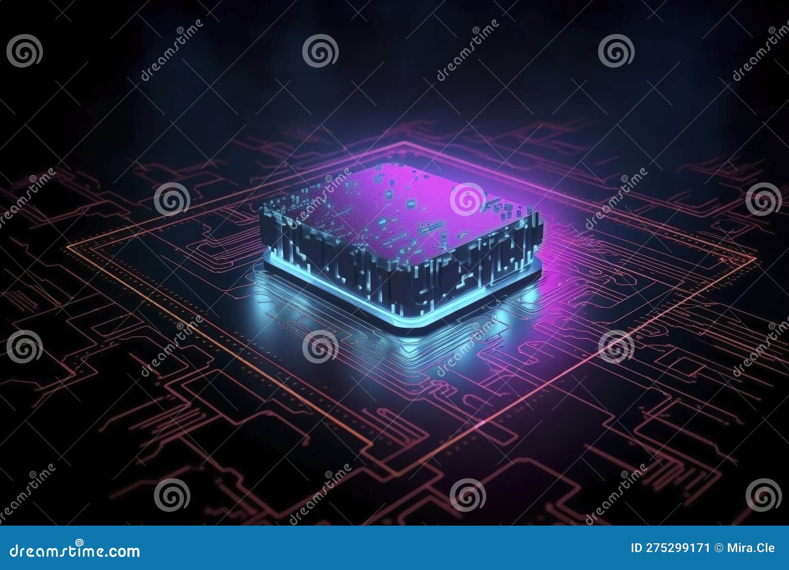Neon Microchip & Cloud: Futuristic Integration In High-Tech HK2 Royalty ... Neon Microchip & Cloud: Futuristic Integration In High-Tech HK2 Royalty ...