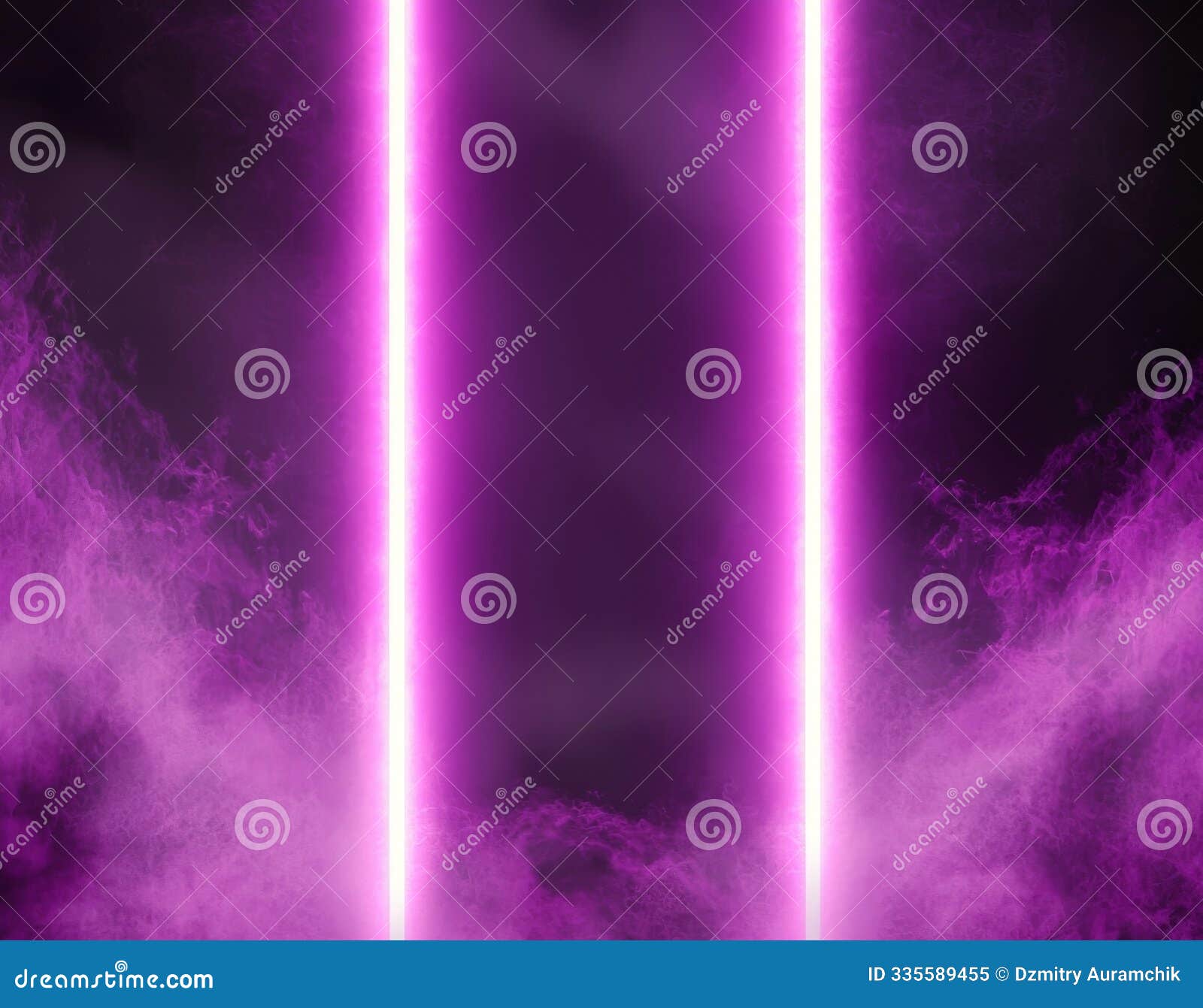 Neon Moving Light Abstract on Black Background. Stock Image - Image of ...