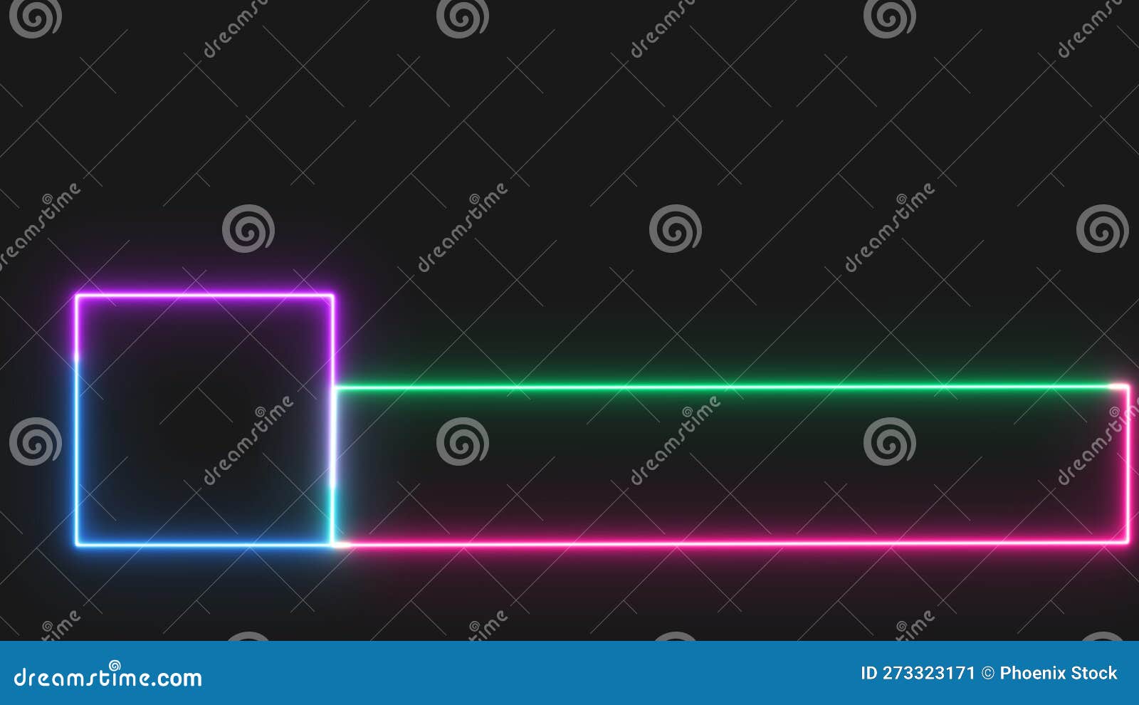 "Neon Nights: a Motion Graphics Display of Lower Third. Stock Image ...