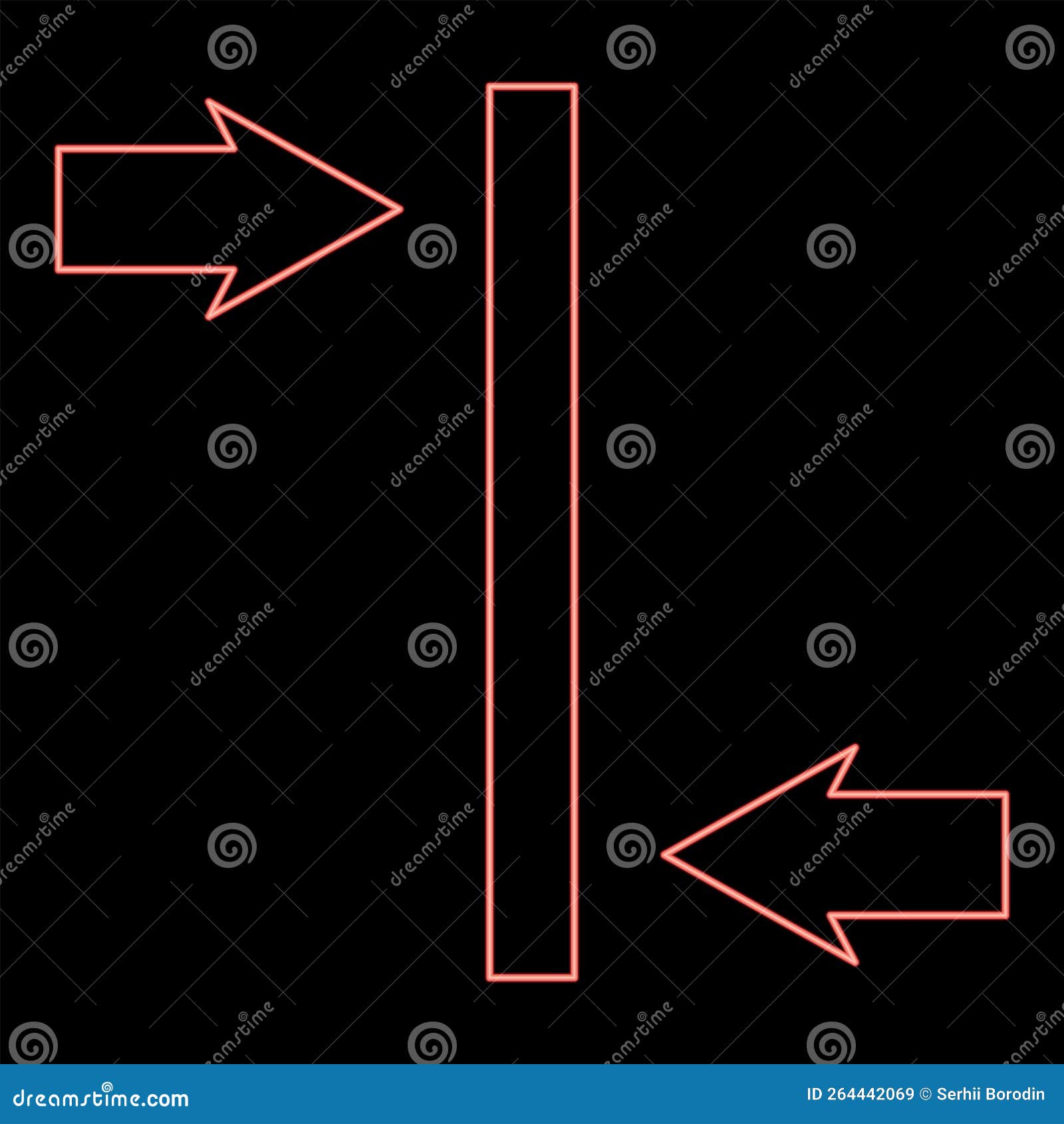 Neon Offset Image Pattern Designation on the Wallpaper Symbol Icon ...
