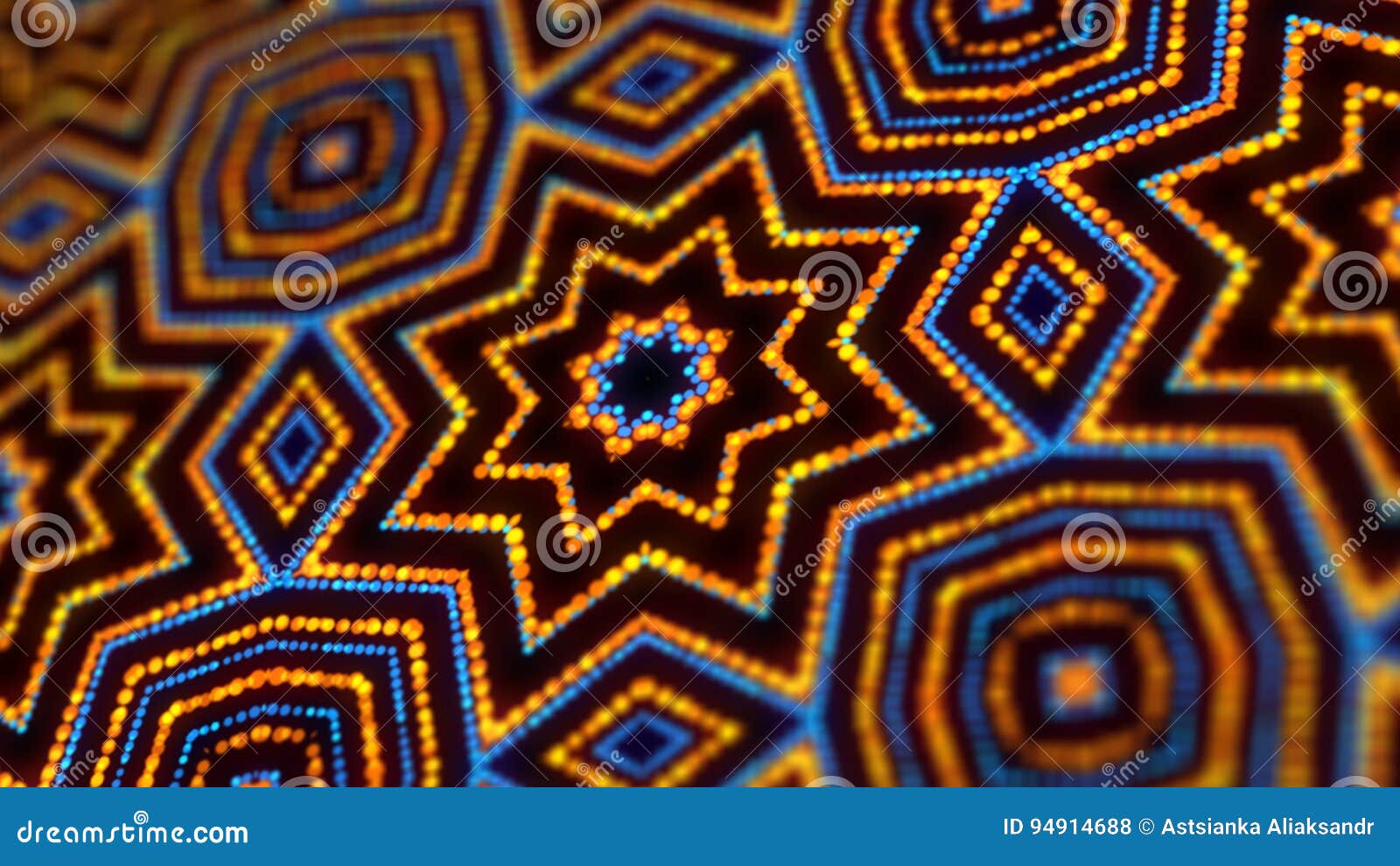 Neon Pattern Shiny Glow Light, Modern Effect Stock Photo - Image of ...