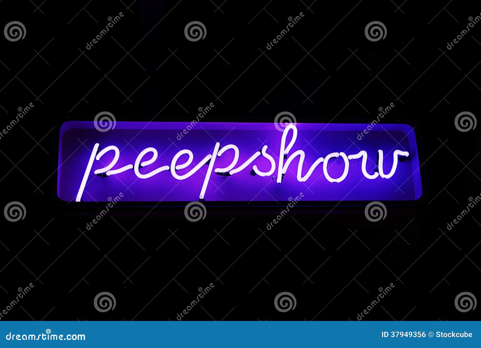 Peep Show Neon Sign
