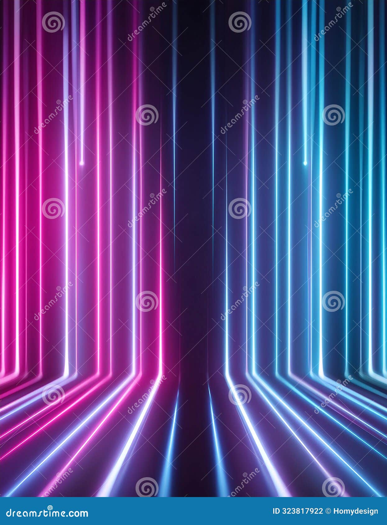 Neon Pink and Blue Vertical Lines Create a Vibrant, Futuristic Scene ... Neon Pink and Blue Vertical Lines Create a Vibrant, Futuristic Scene ...