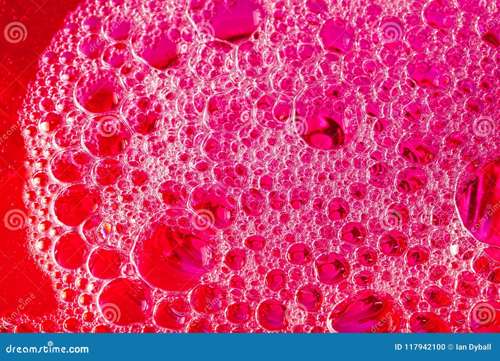 Neon Pink Bubbles. Close-up Abstract Graphic Background Image Stock ...
