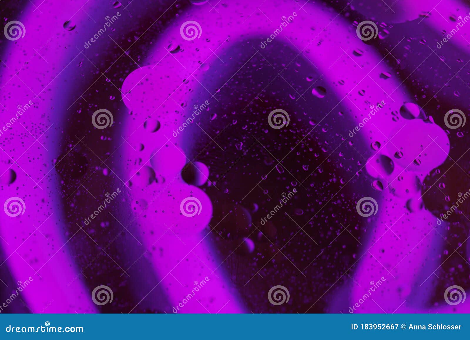 Neon Pink Surface with Drops of Water Stock Image - Image of abstract ...