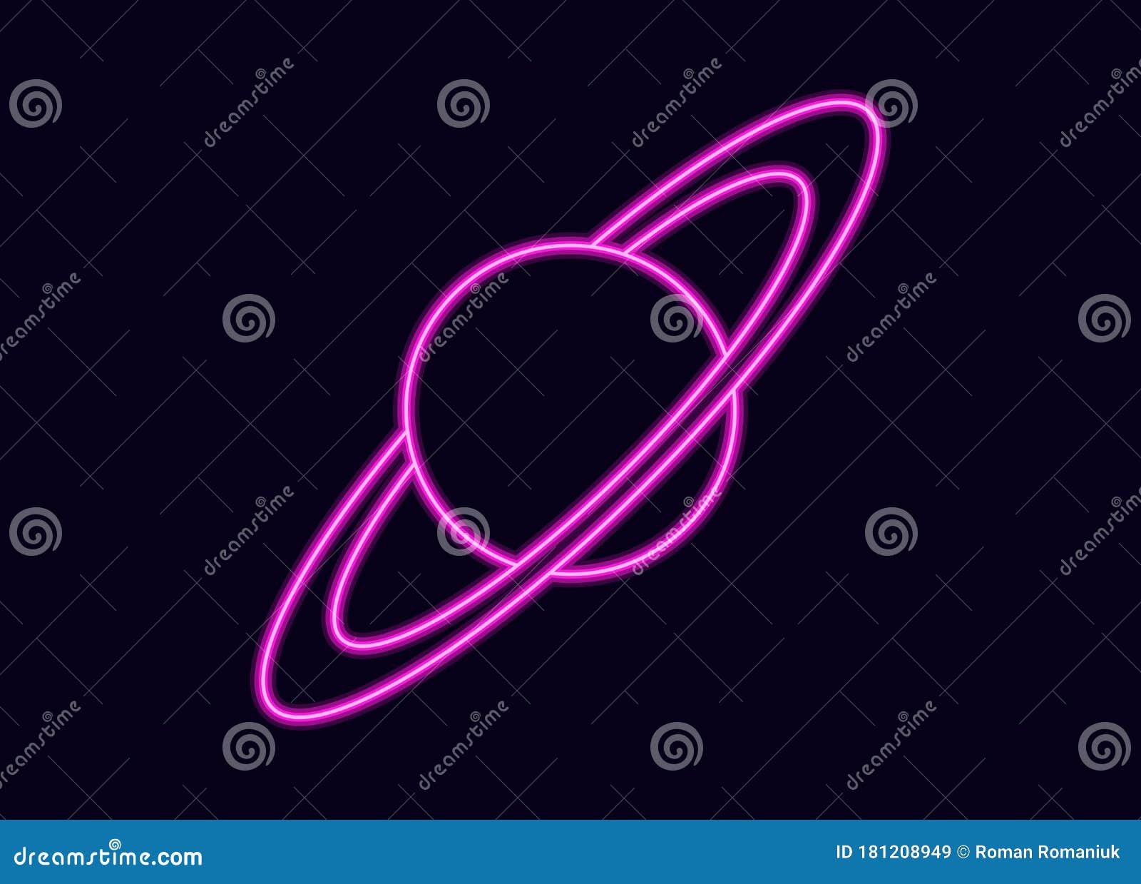 Neon Planet Earth Icon in Thin Line Style. Vector Illustration Stock ... Neon Planet Earth Icon in Thin Line Style. Vector Illustration Stock ...