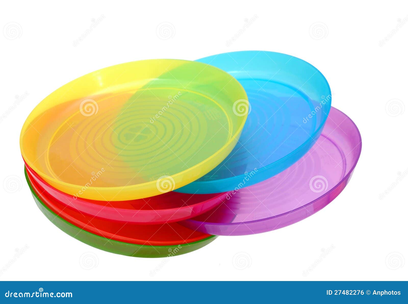 Neon plastic dishes stock photo. Image of dish, purple - 27482276