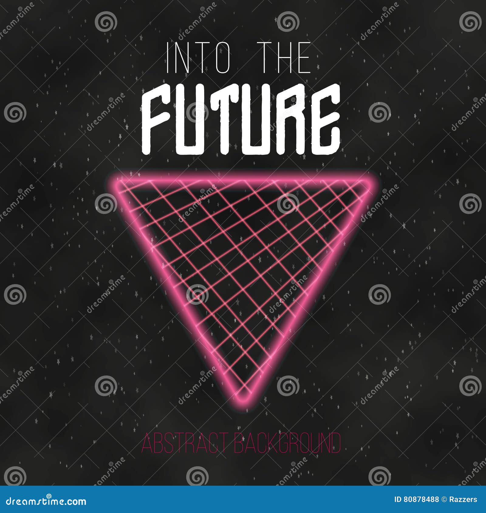 Neon Poster Retro Disco Background Stock Vector - Illustration of music ...