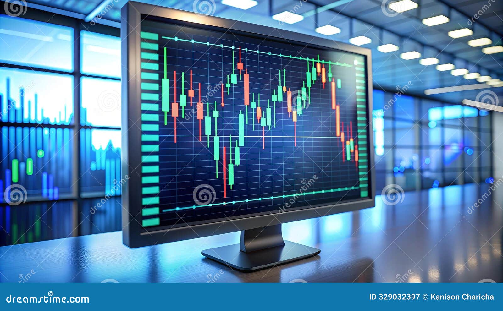 Interactive Chart Connected Network Icon For Data Visualization And ...