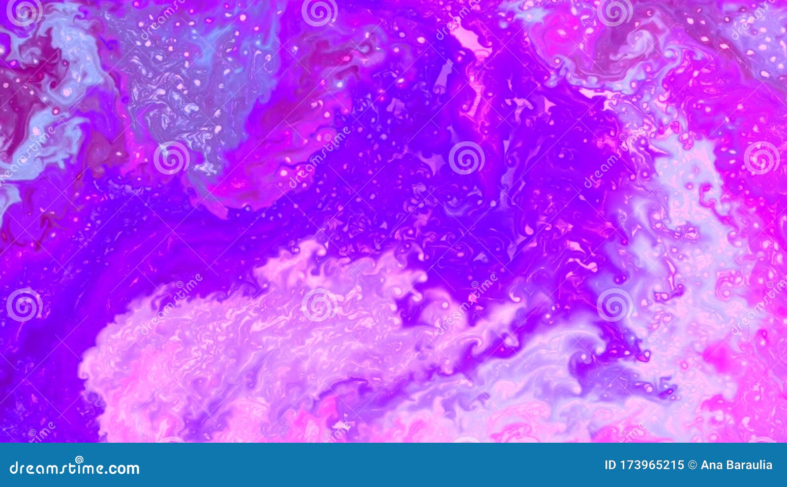 Neon Purple Colorful Ink and Paint Liquid Diffusion Digitally Generated ...