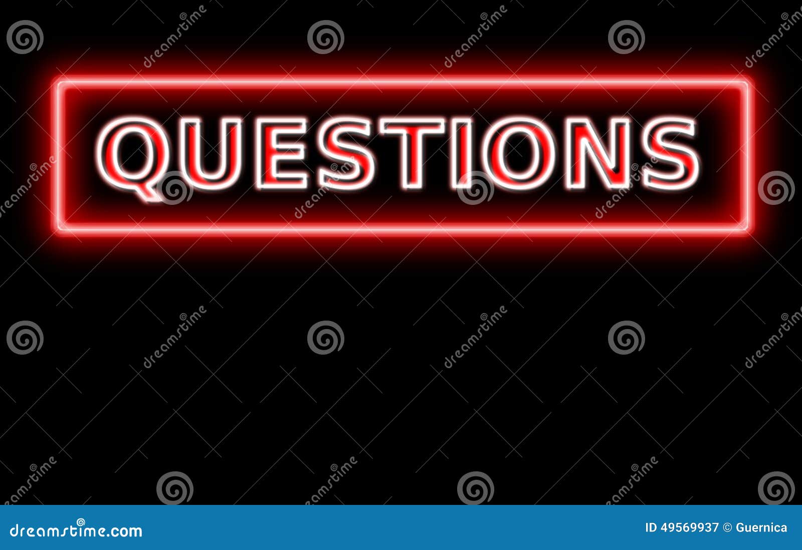 Neon questions sign stock illustration. Illustration of doctor - 49569937