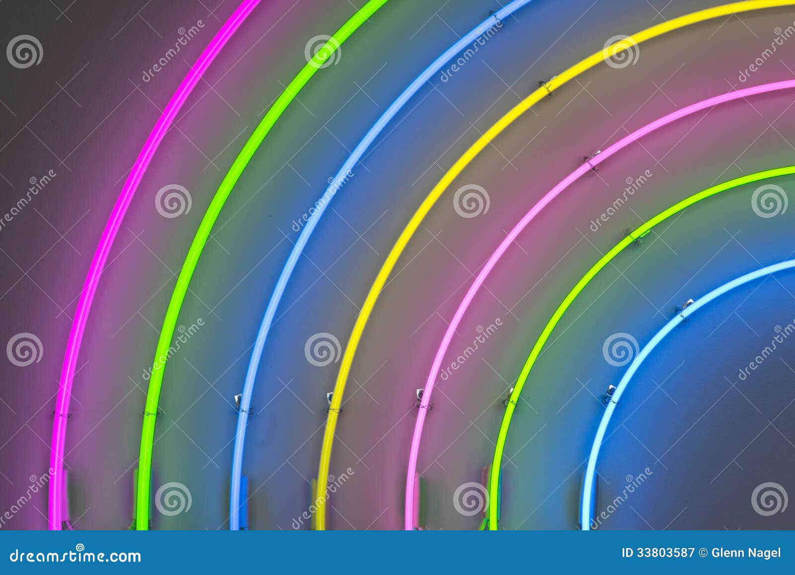 Neon rainbow stock image. Image of inside, rainbow, lines - 33803587