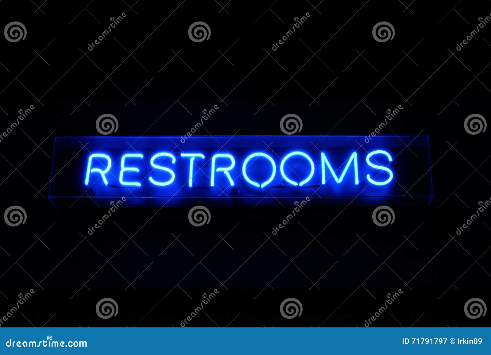 Neon restrooms sign stock image. Image of bright, toilet - 71791797