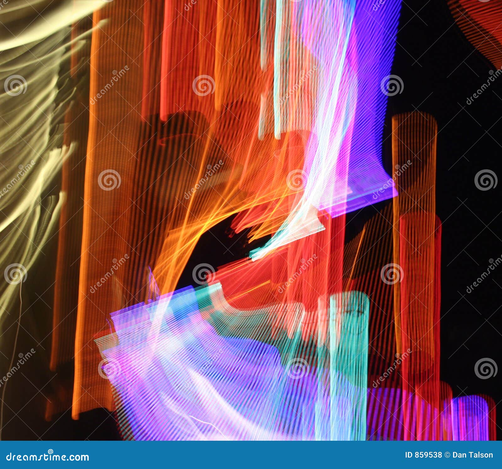 Neon rods stock photo. Image of curvedm, warped, abstract - 859538
