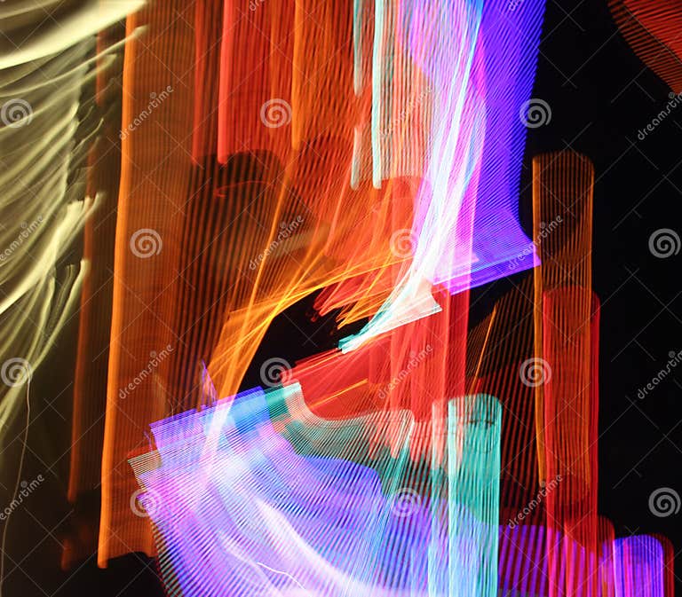 Neon rods stock photo. Image of curvedm, warped, abstract - 859538