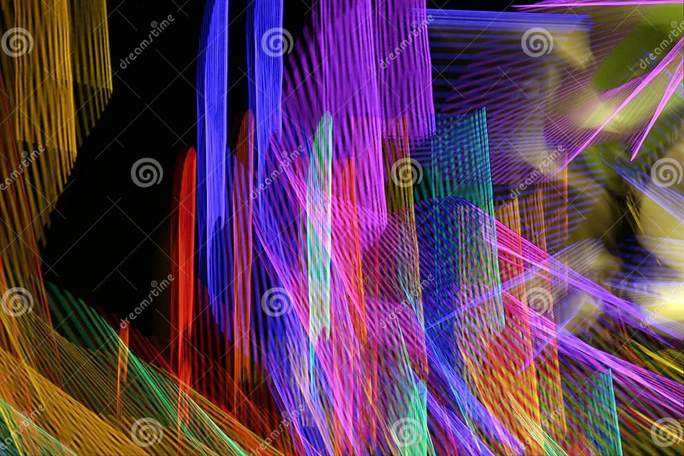 Neon rods stock image. Image of warped, bright, blase, shine - 859555