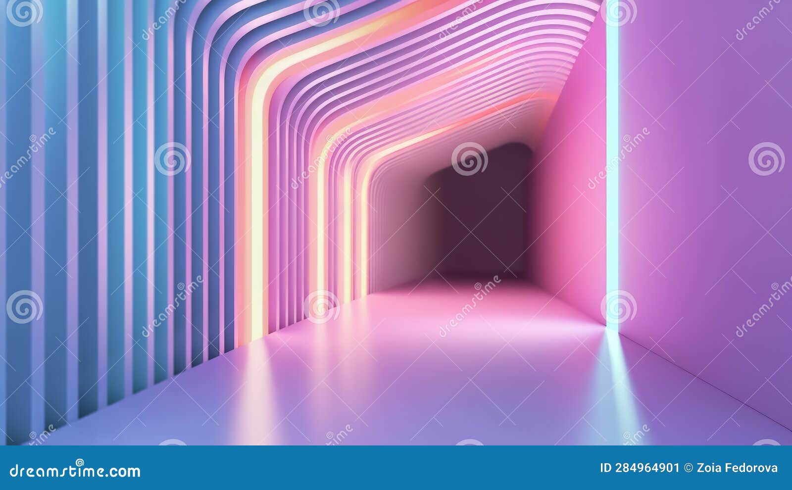 Neon Room Background stock illustration. Illustration of abstract ...
