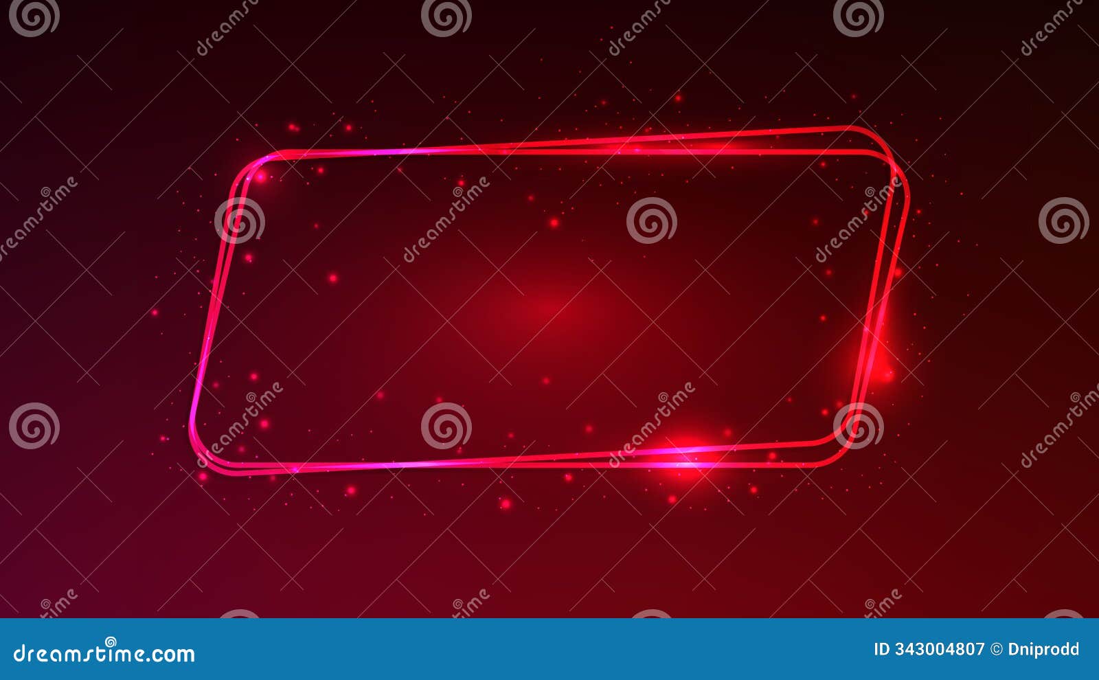 Neon Rounded Double Parallelogram Frame Cartoon Vector | CartoonDealer ...