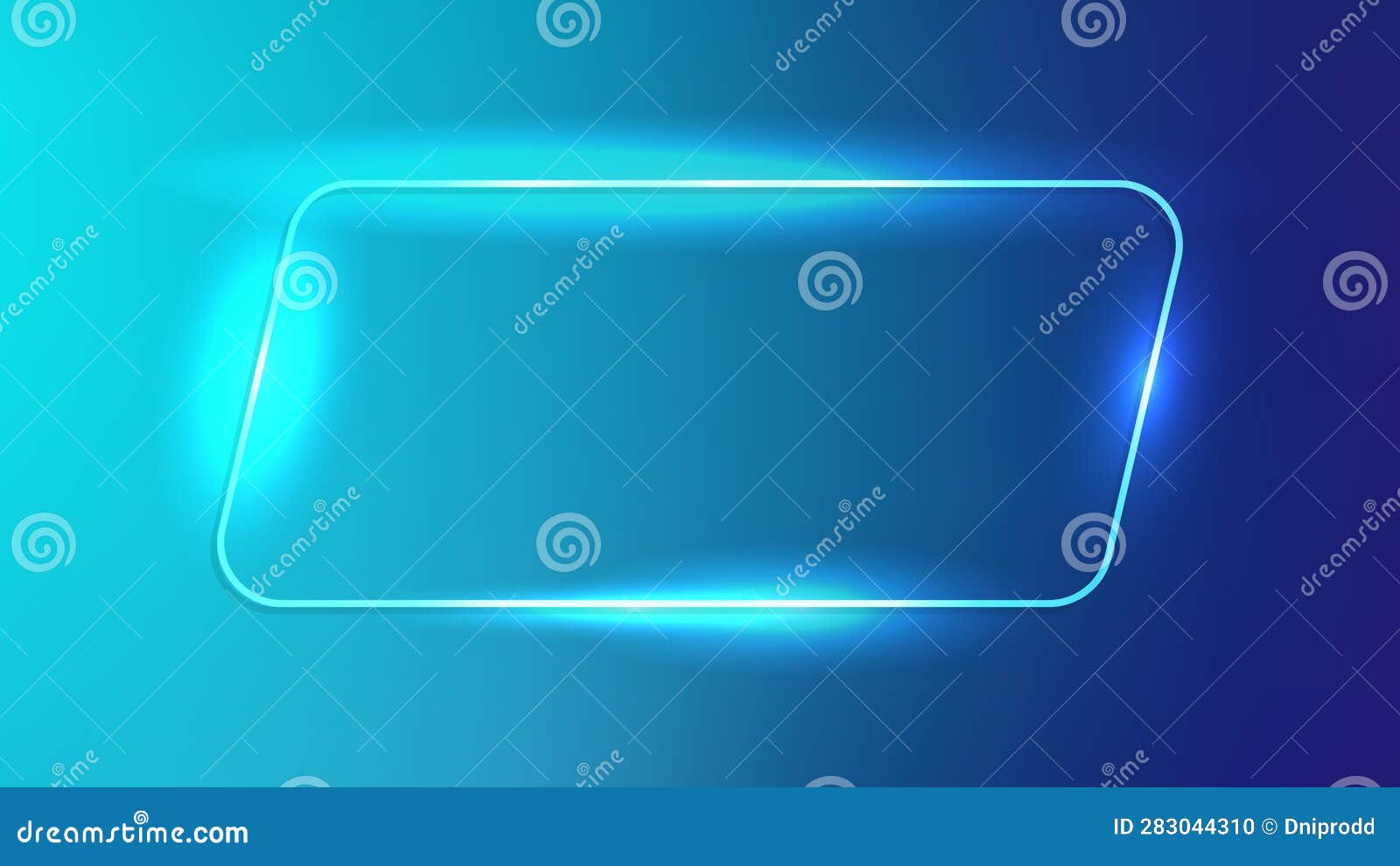 Parallelogram Frame With Colorful Multi-layered Outline And Glowing ...