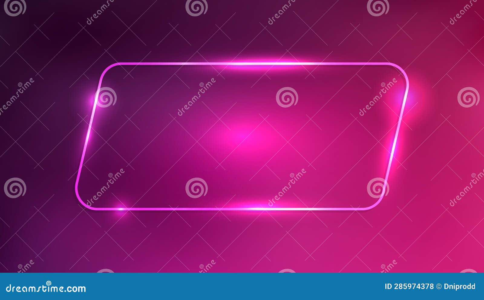 Parallelogram Frame With Colorful Multi-layered Outline And Glowing ...