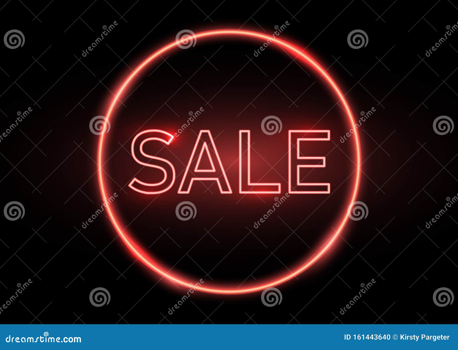 Neon sale sign stock vector. Illustration of sign, glow - 161443640