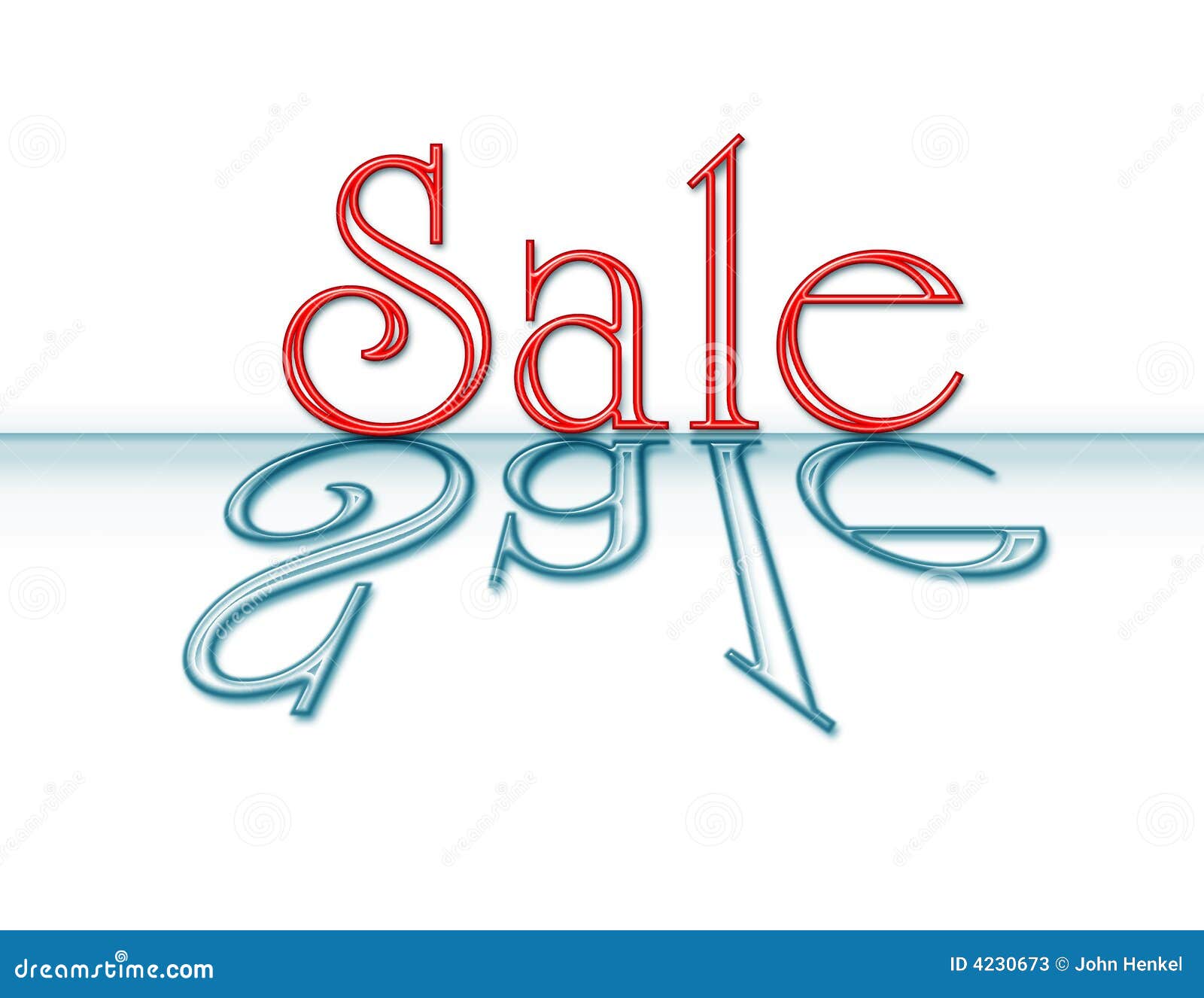 Neon Sale Sign with Reflection Stock Illustration - Illustration of ...