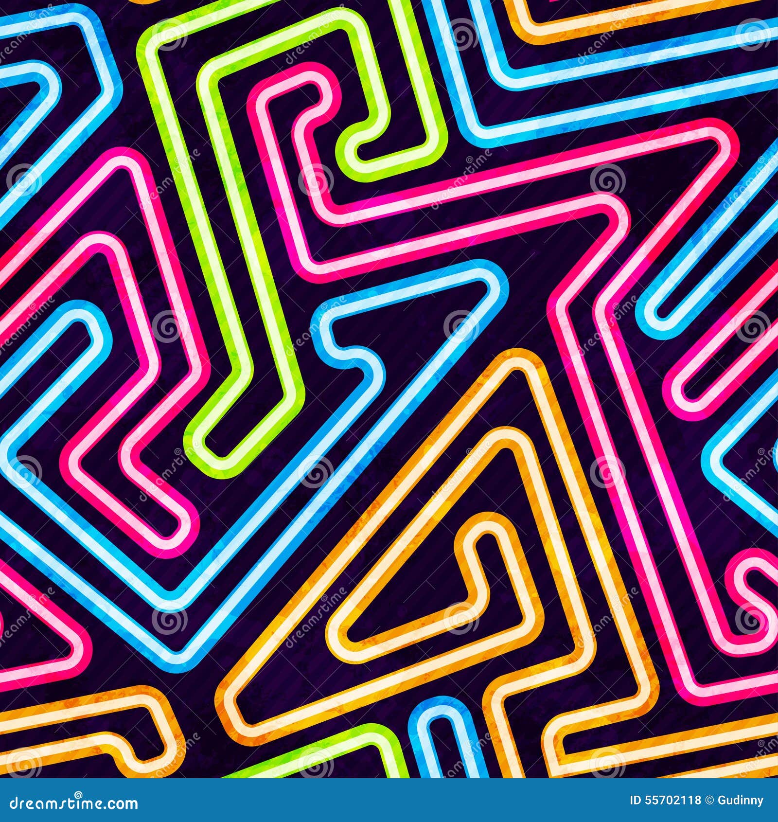 Neon seamless pattern stock vector. Illustration of geometric - 55702118 Neon seamless pattern stock vector. Illustration of geometric - 55702118