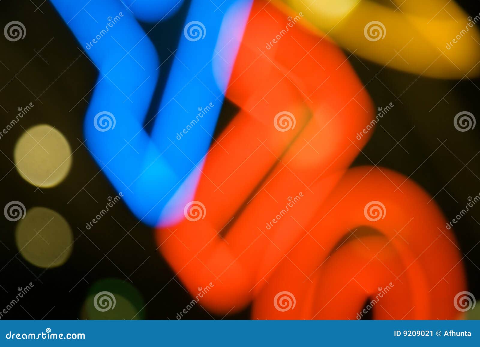 Neon sign stock image. Image of wallpaper, blur, blue - 9209021