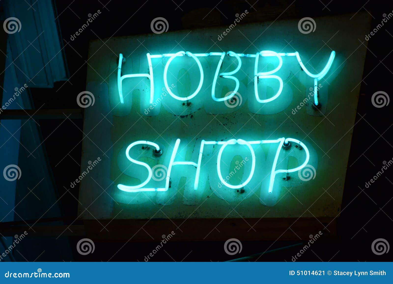 Neon sign stock image. Image of neon, store, sign, turquoise - 51014621