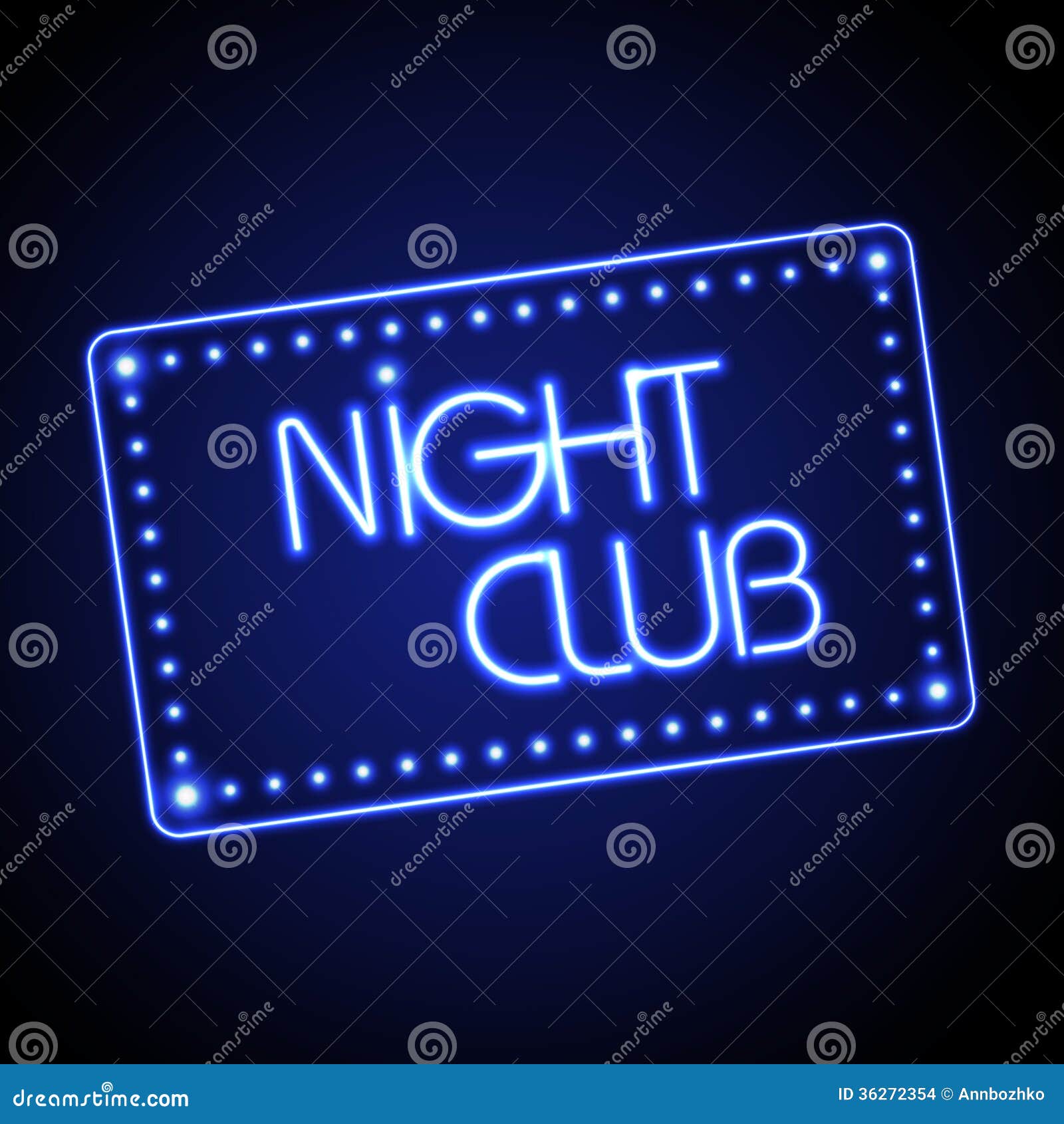 Neon sign. Night club stock vector. Illustration of store - 36272354