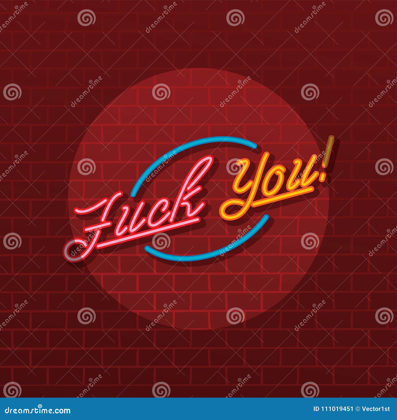 Neon sign provoke text stock vector. Illustration of sign - 111019451