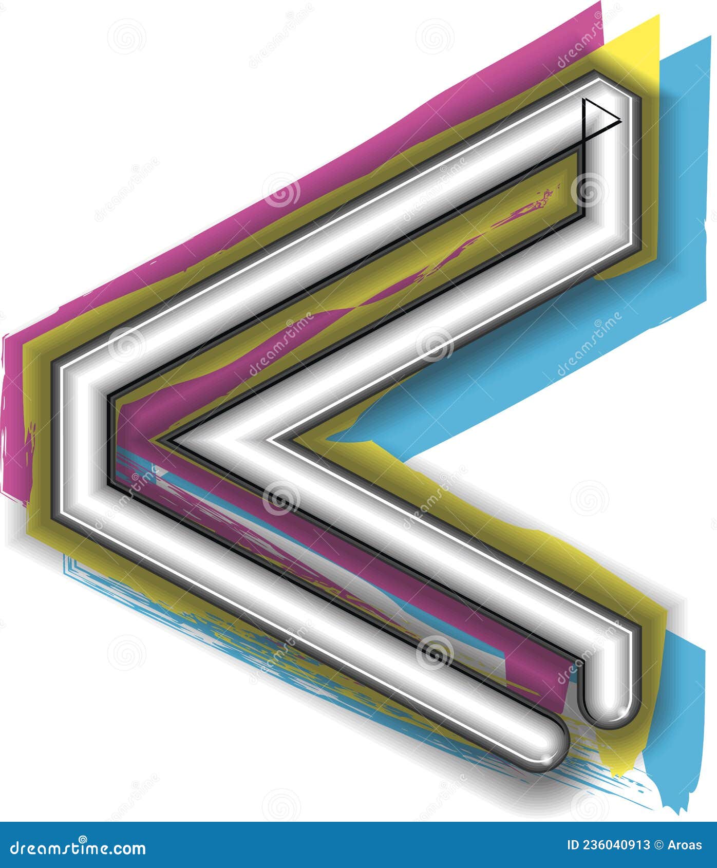 Neon Sign Symbol Design Illustration Stock Vector - Illustration of ...