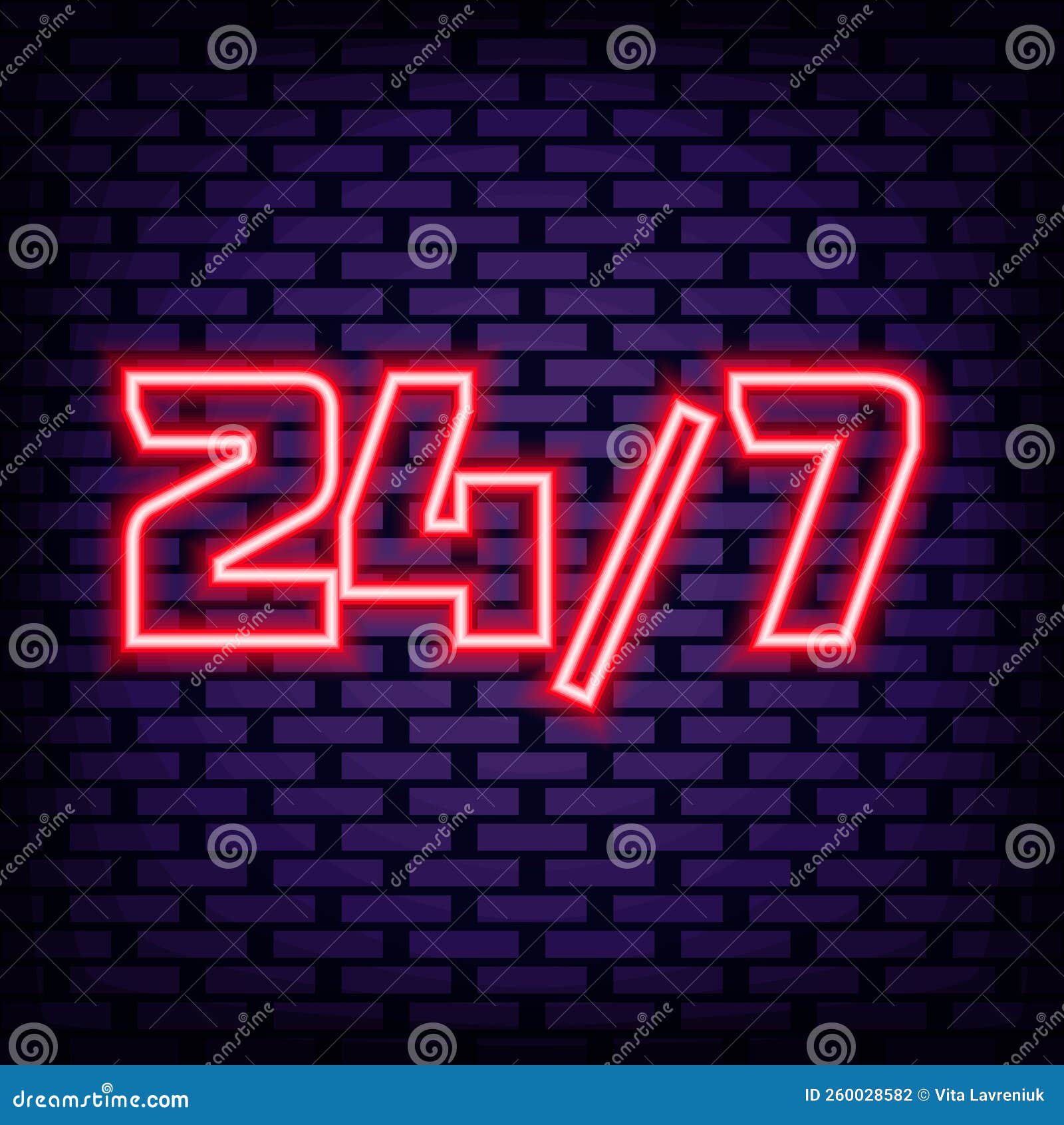 44766 Neon Sign Vector. Neon Script. Light Banner Stock Vector ...