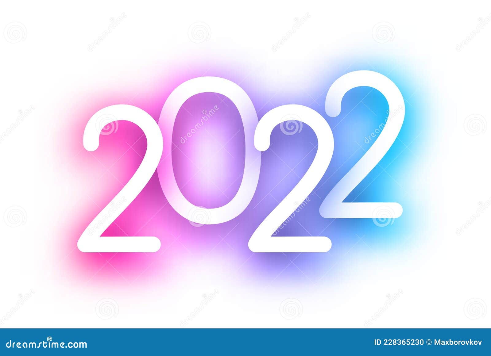 2022 Sign With Golden Foil Confetti Cartoon Vector | CartoonDealer.com ...