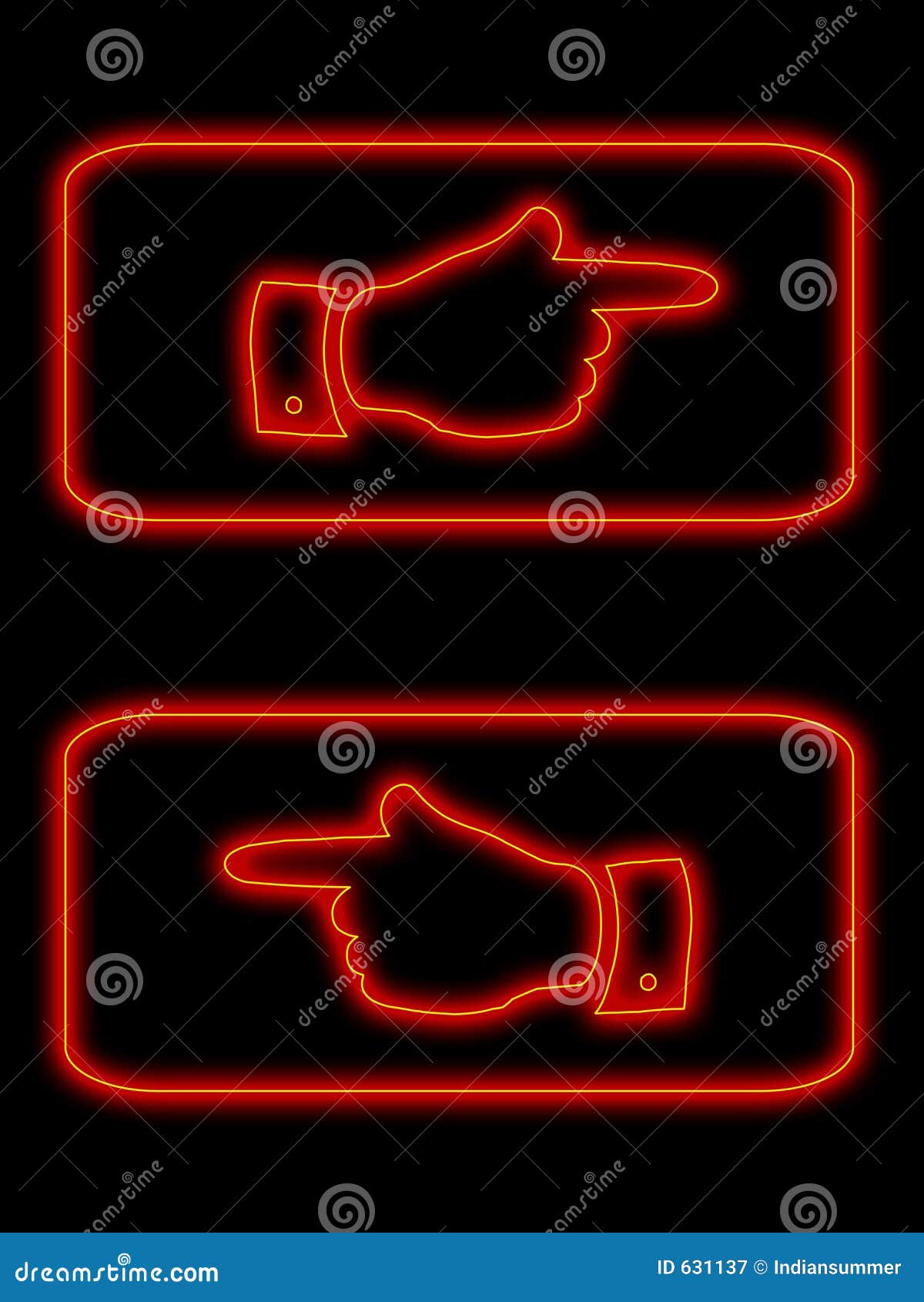 Neon signs stock illustration. Illustration of signboard - 631137