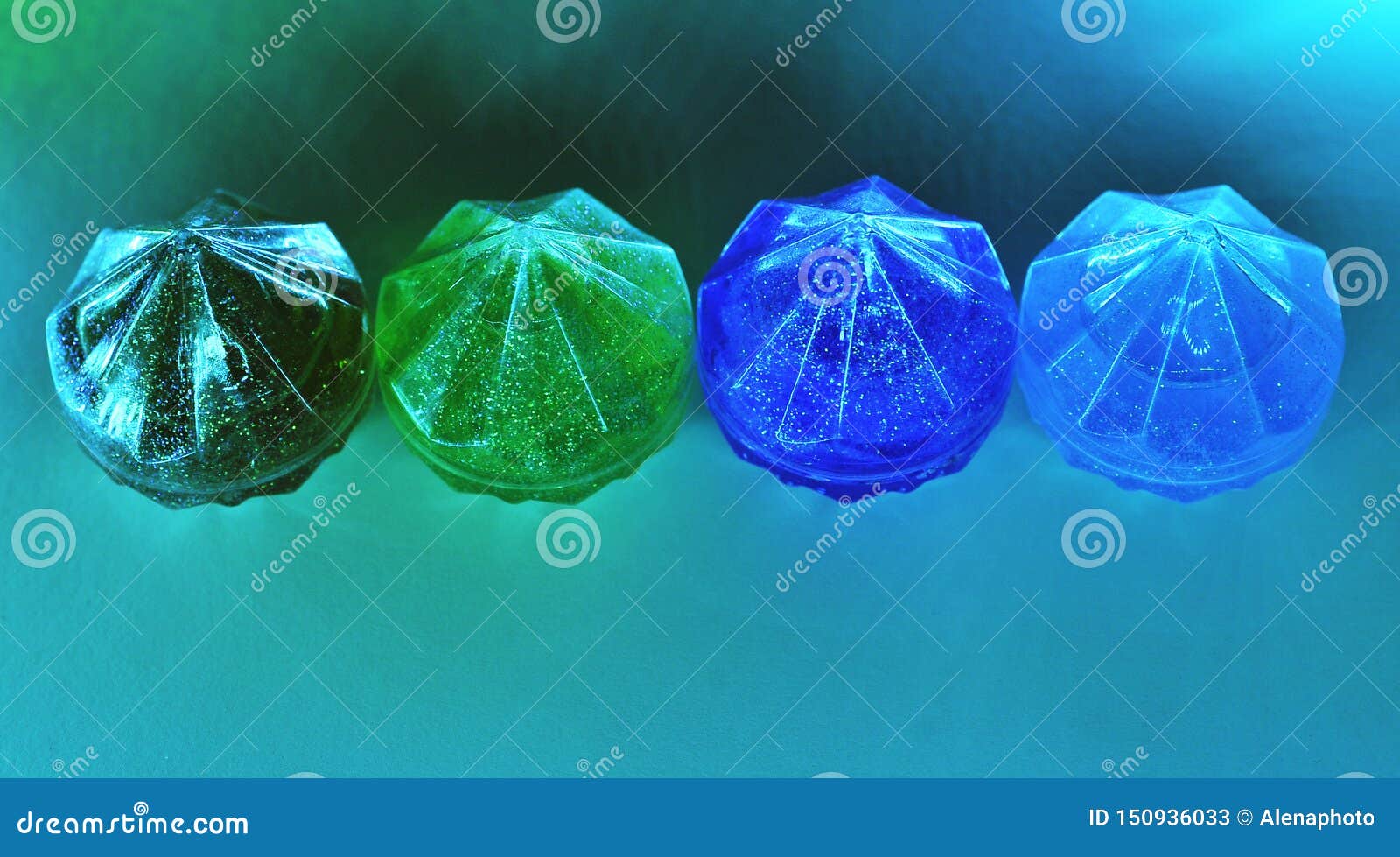Neon Slime in Duotone Background. Stock Image - Image of experiment ...